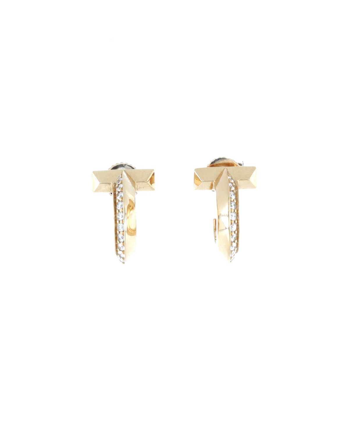 Click here for Pre-Owned Tiffany & Co. Extra Small T1 Hoop Earrin... prices