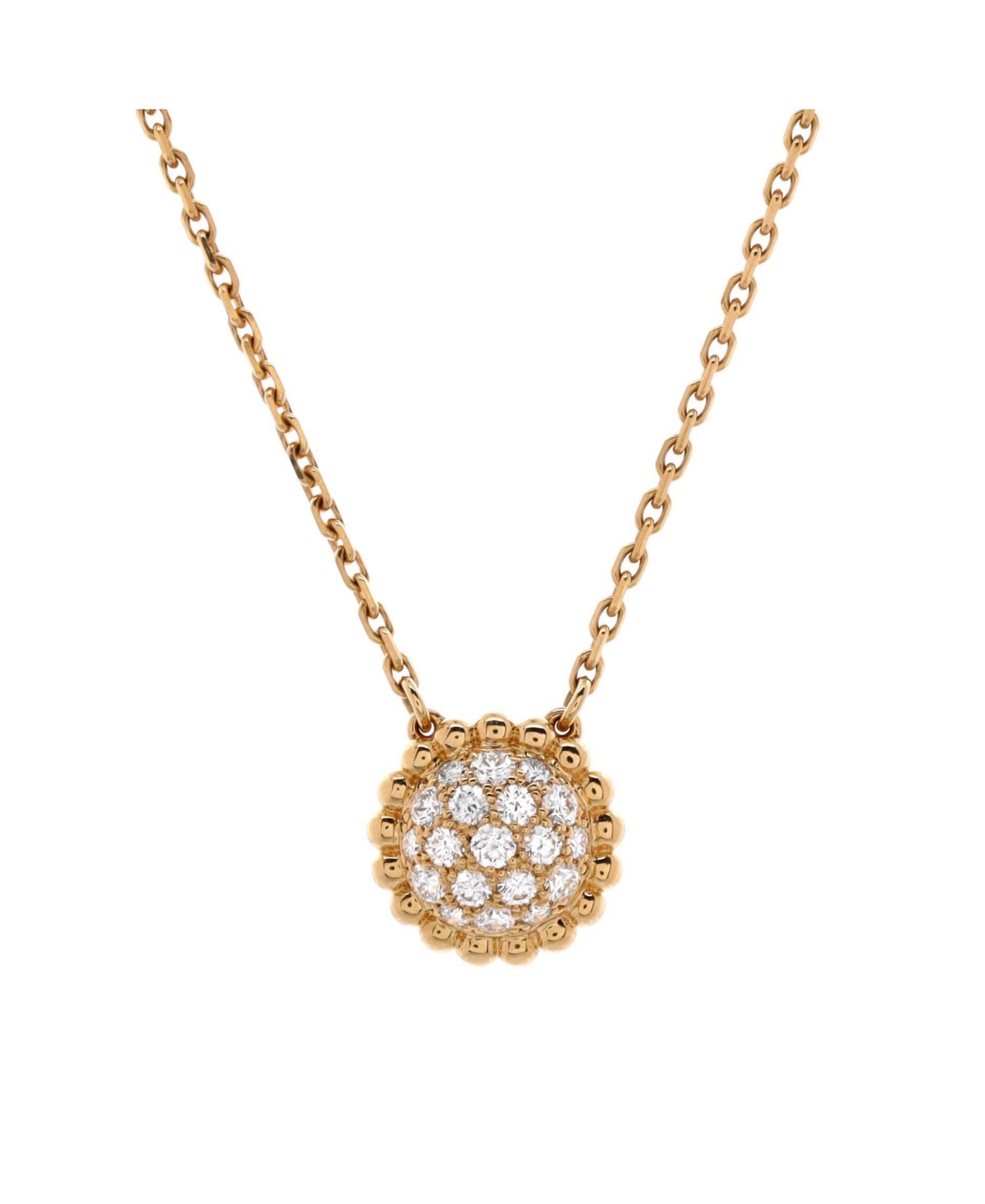 Click here for Pre-Owned Van Cleef & Arpels Perlee Round Pendant... prices
