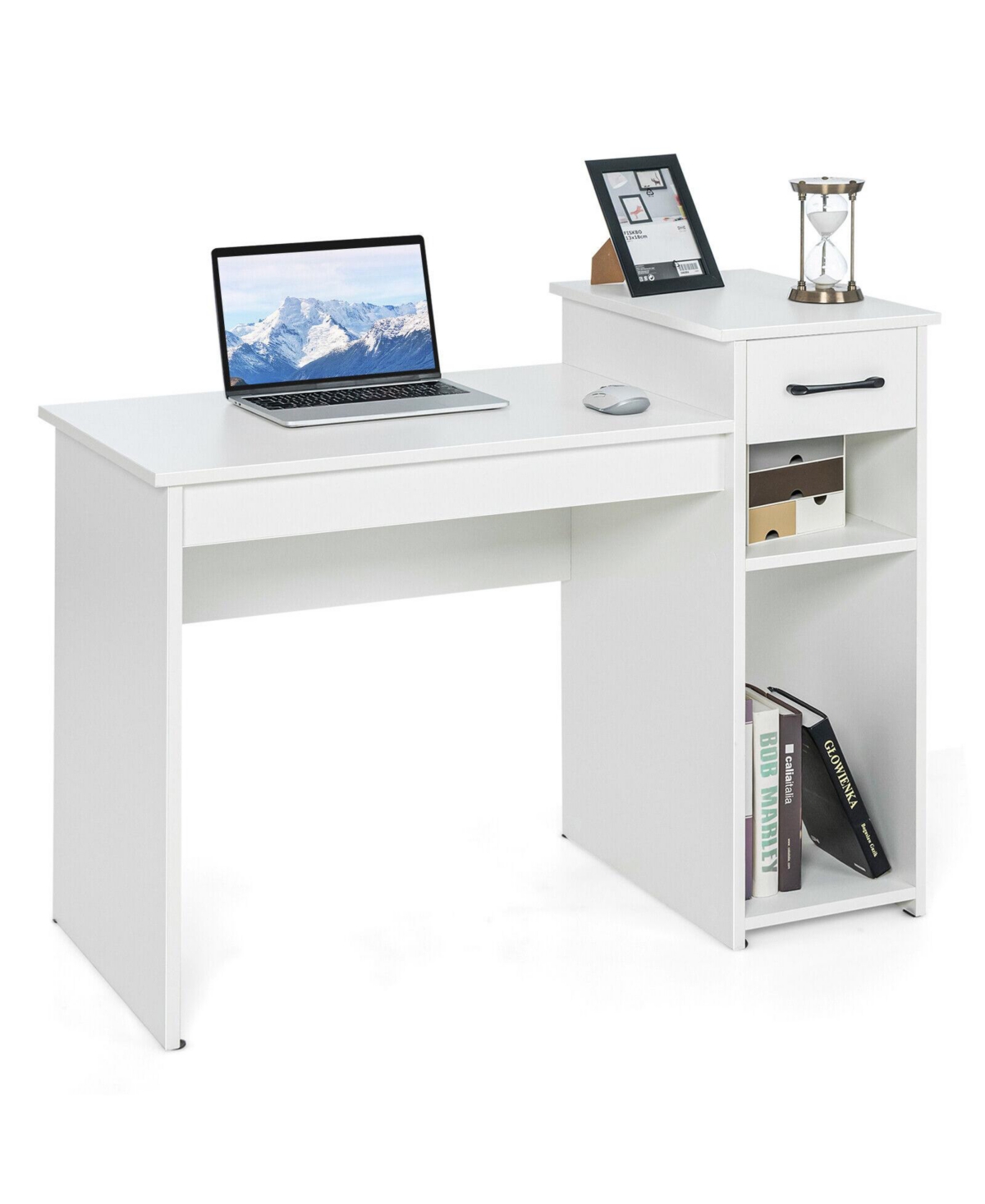 Click here for Compact Computer Desk with Drawer and Cpu Stand -... prices