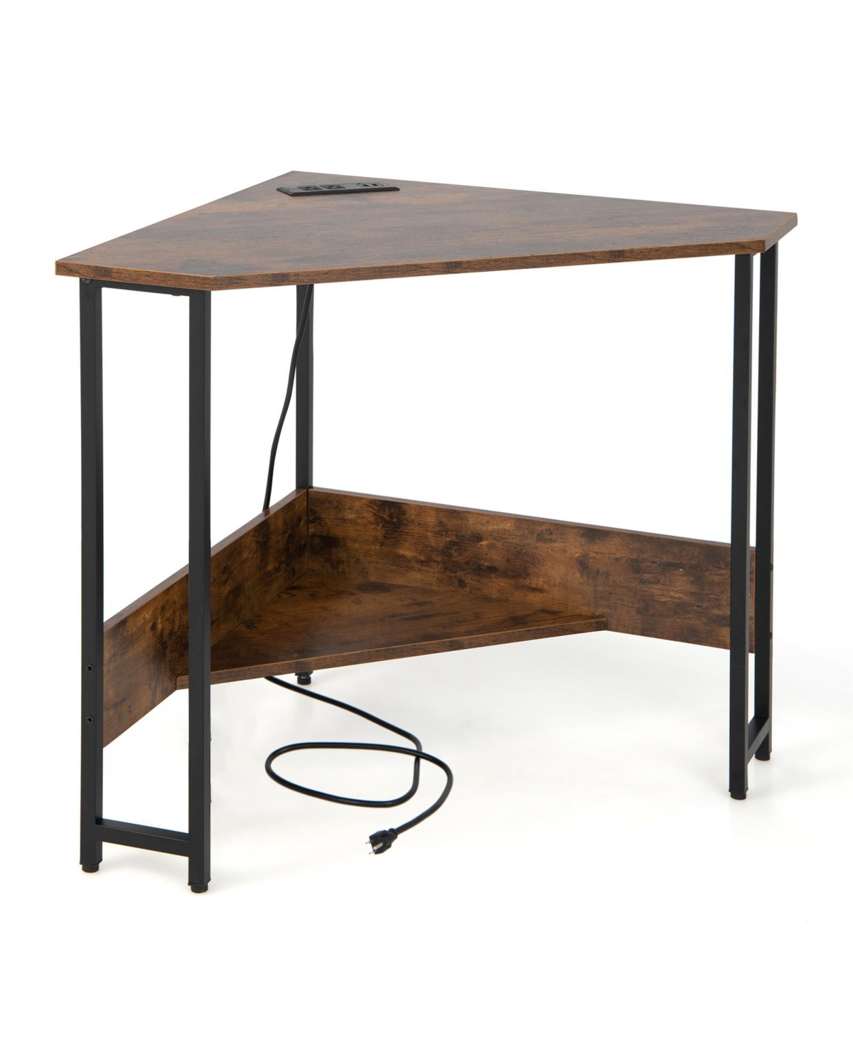 Click here for Triangle Computer Corner Desk with Charging Statio... prices