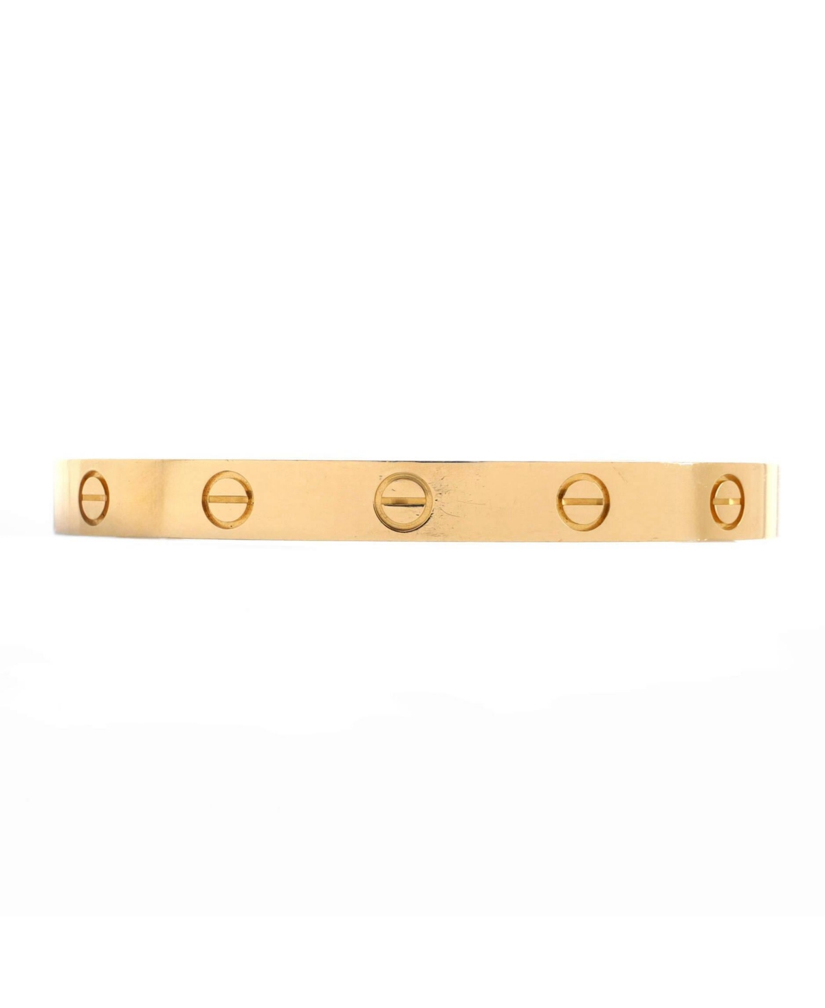 Click here for Pre-Owned Cartier Love Cuff Bracelet 18K Gold - 18... prices