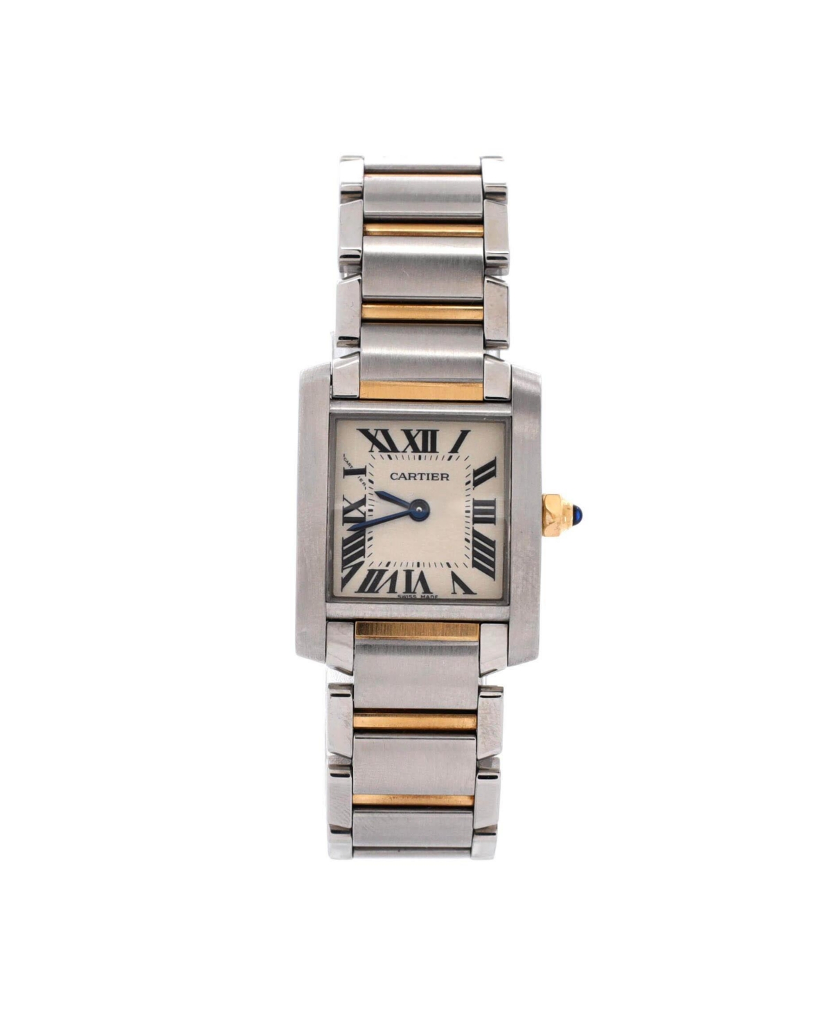 Click here for Pre-Owned Cartier Tank Francaise Quartz Watch in S... prices