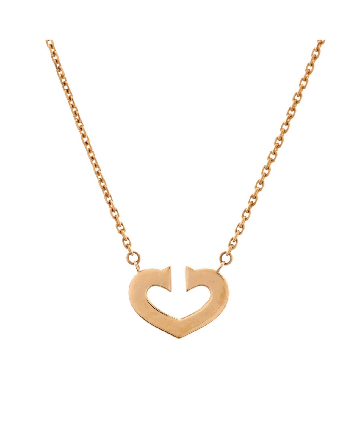 Click here for Pre-Owned Cartier C Heart de Cartier Pendant Neckl... prices