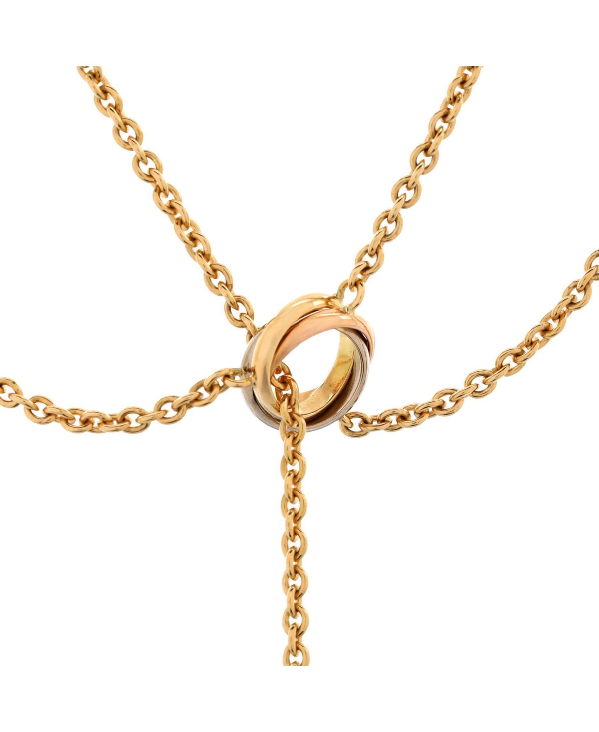 Click here for Pre-Owned Cartier Baby Trinity Drop Pendant Neckla... prices