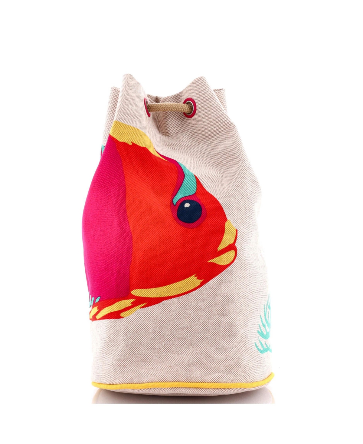 Click here for Pre-Owned Hermes Under The Waves Drawstring Duffle... prices