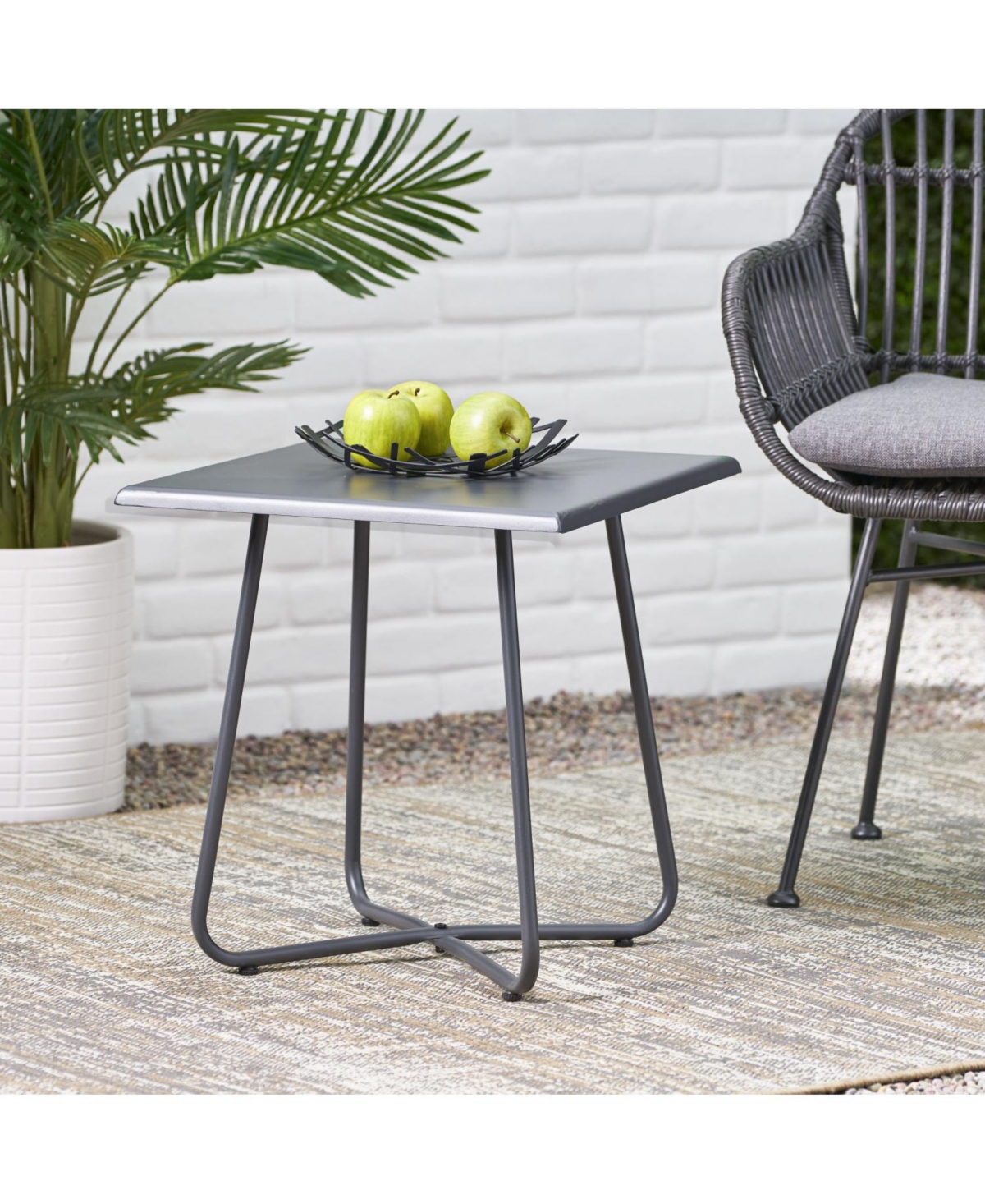 Click here for Modern Steel End Table - Grey prices