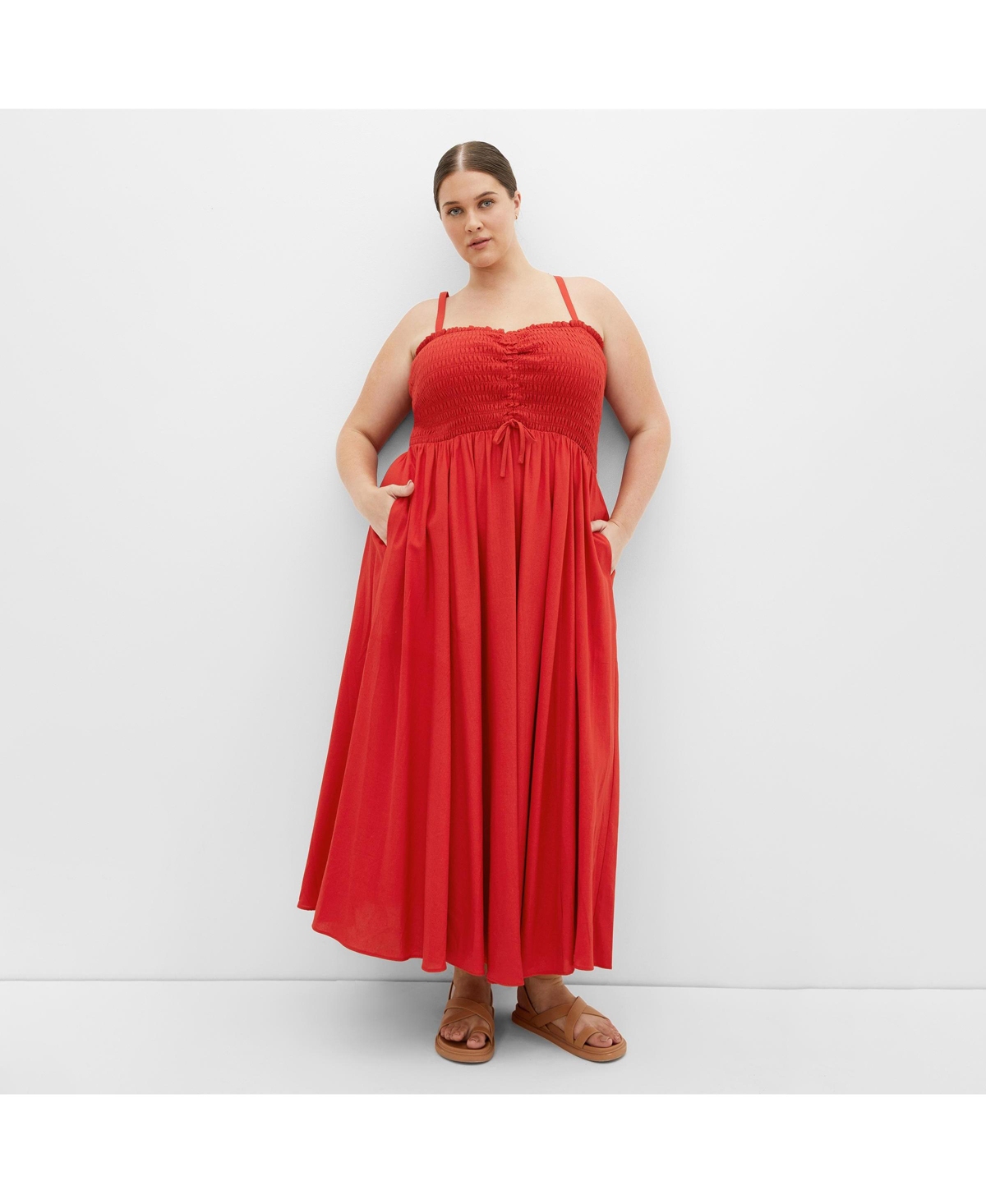 Click here for City Chic Plus Size Jazmine Dress - Red prices