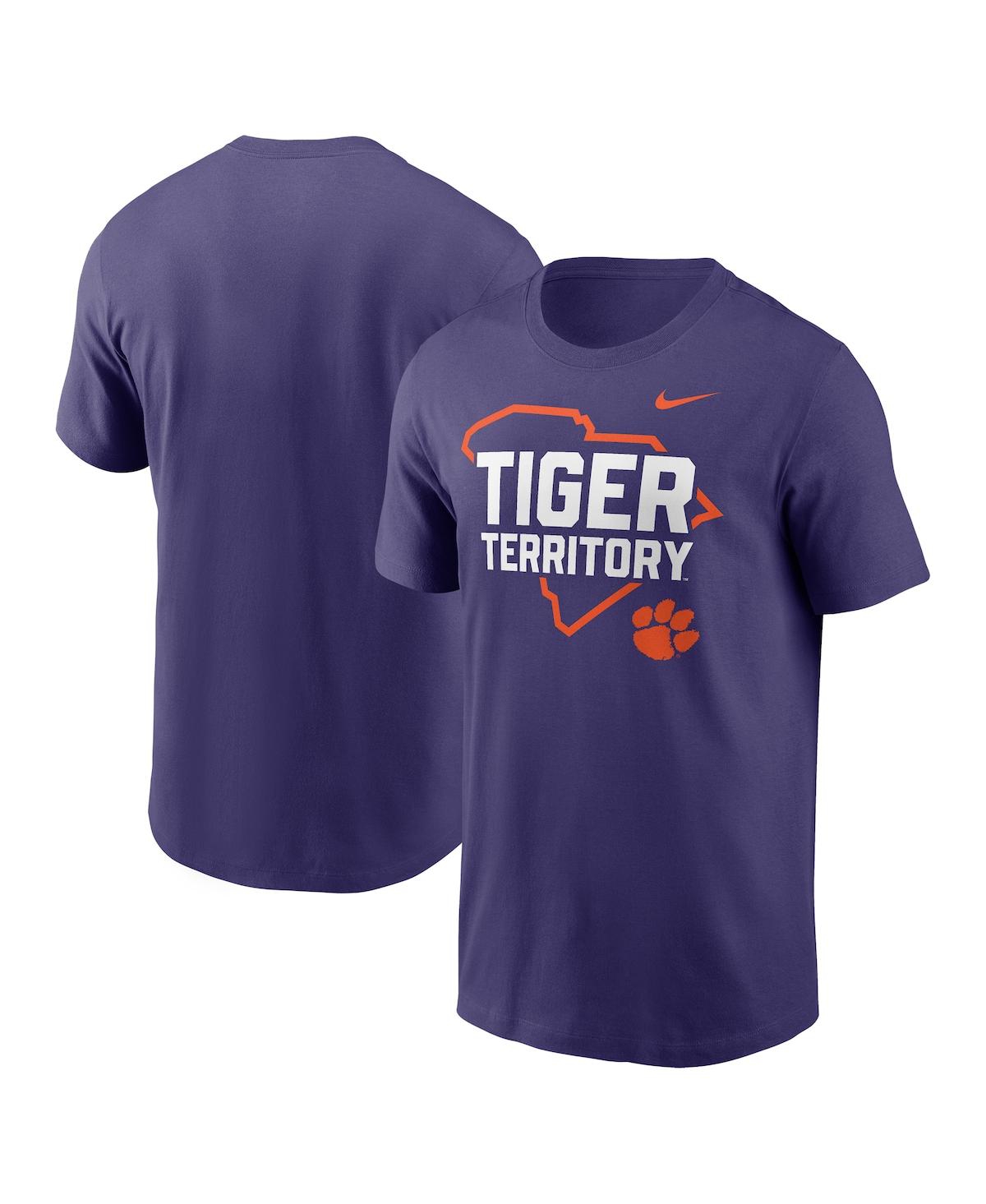 Click here for Nike Mens Purple Clemson Tigers Campus Local T-Shi... prices