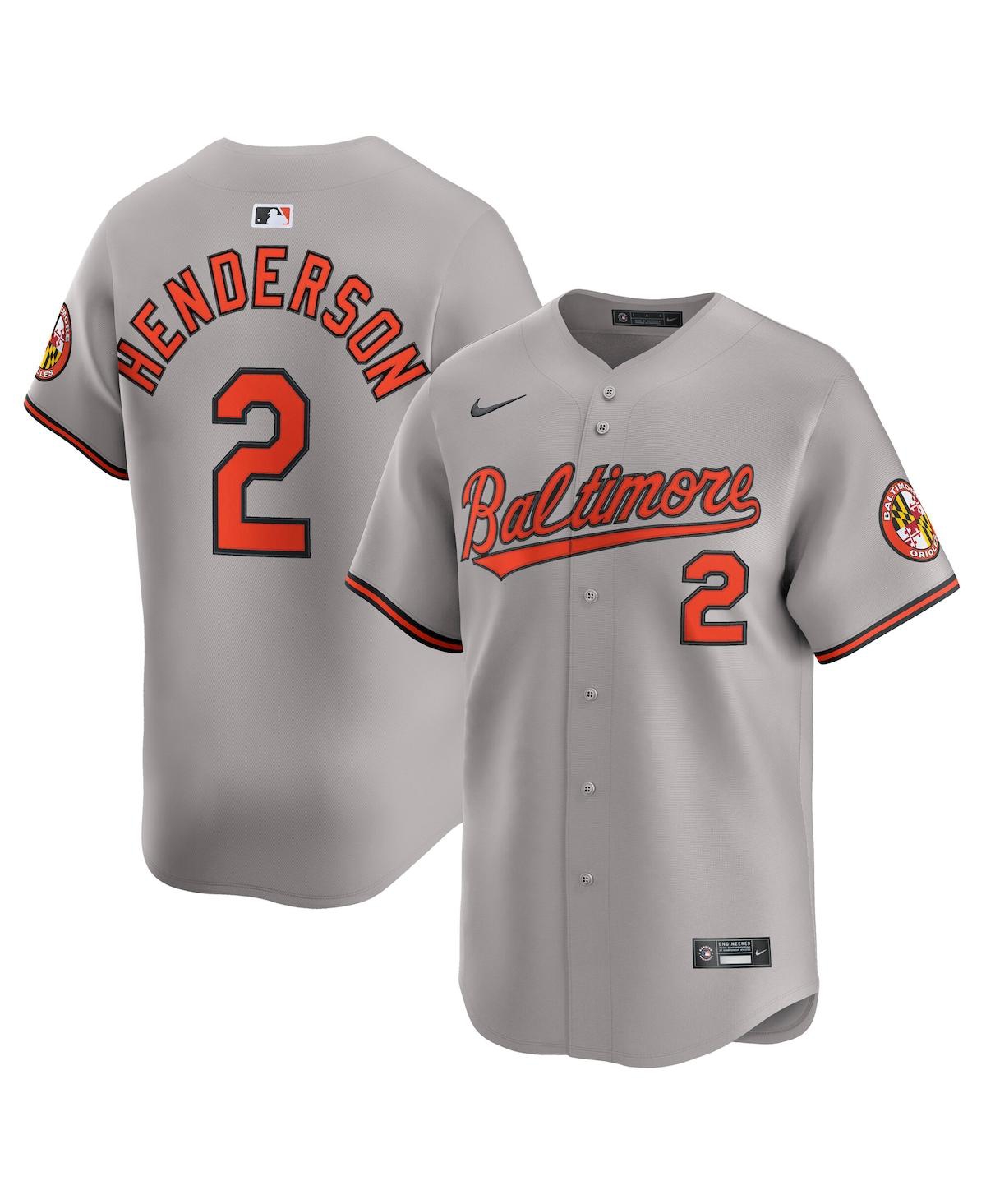 Click here for Nike Mens Gunnar Henderson Gray Baltimore Orioles... prices