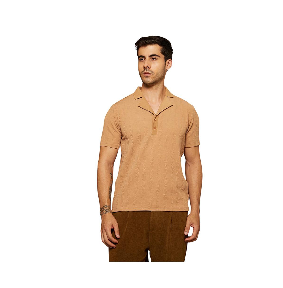 Click here for Campus Sutra Mens Peanut Brown Rope-Tactile Cuban... prices