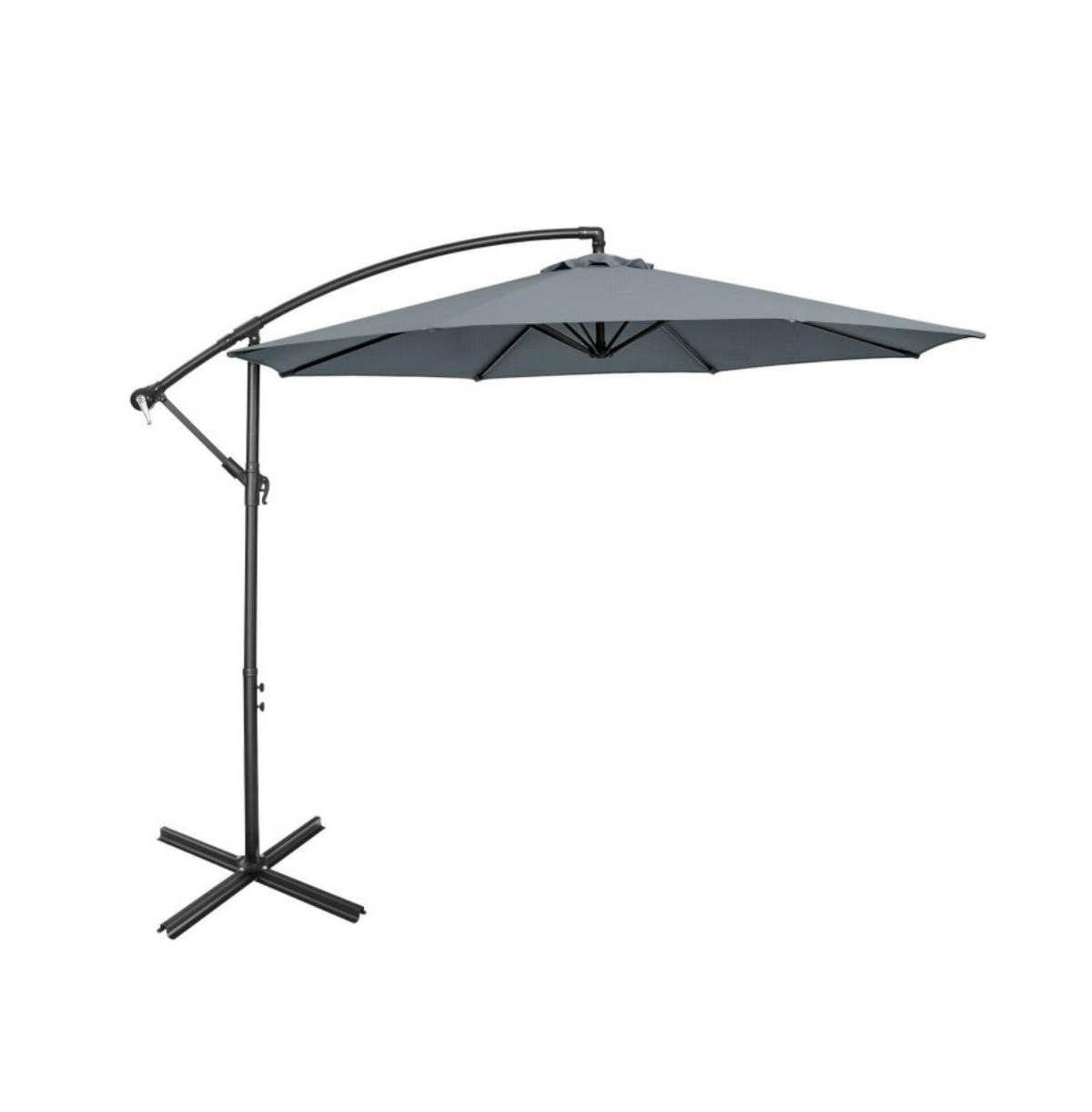 Click here for 10 Feet Offset Umbrella with 8 Ribs Cantilever and... prices