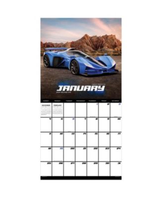 2026 Dream Cars Wall Calendar - Macy's