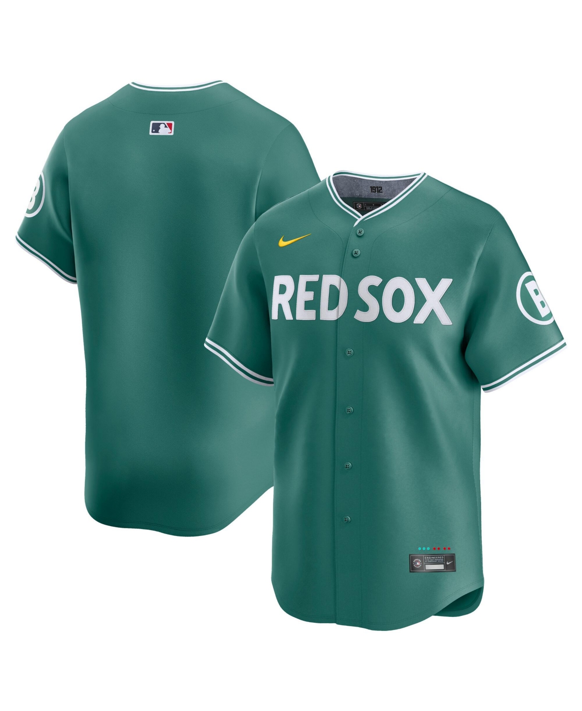 Click here for Nike Mens Green Boston Red Sox 2025 City Connect L... prices