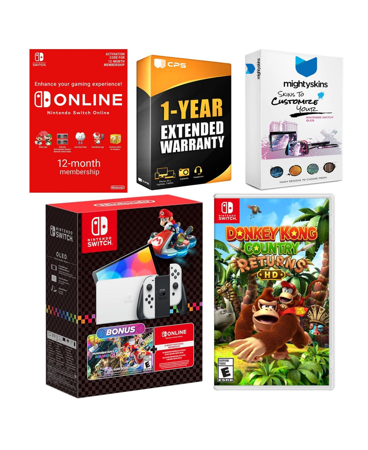 Click here for Nintendo Switch Oled Console Mario Kart 8 Bundle w... prices