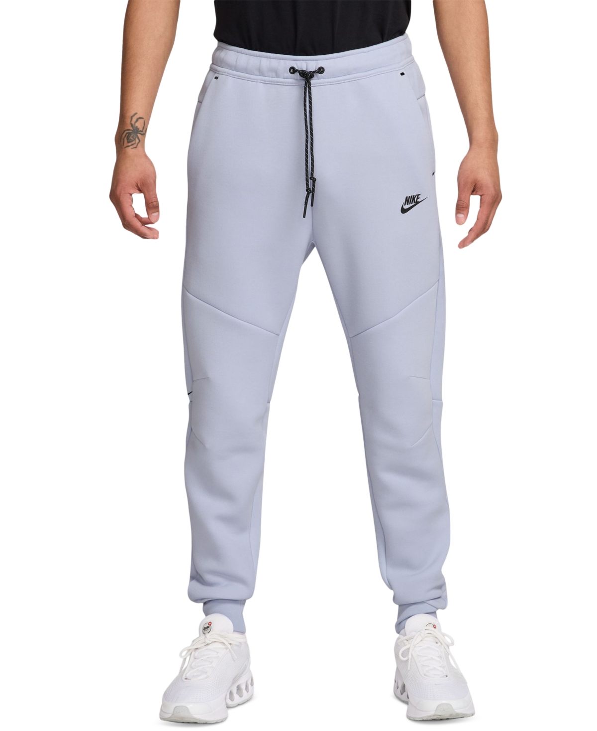 Click here for Nike Mens Tech Fleece Joggers - Ghost/Black prices