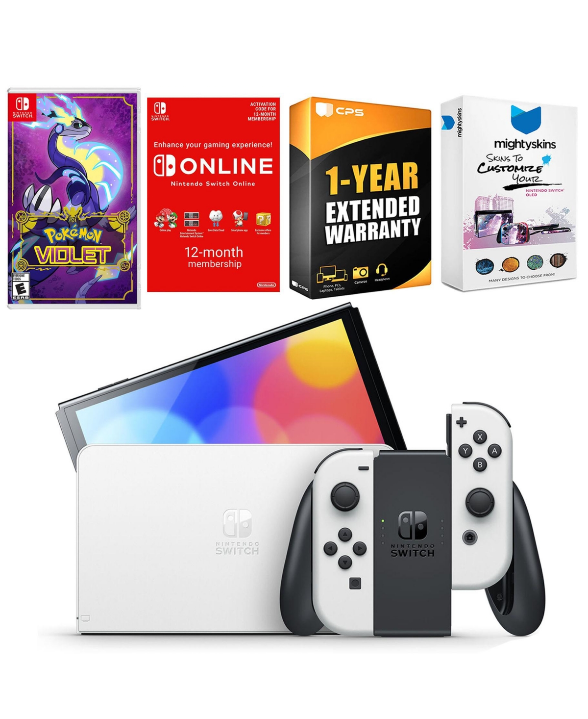 Click here for Nintendo Switch White Oled Console with Pokemon Vi... prices