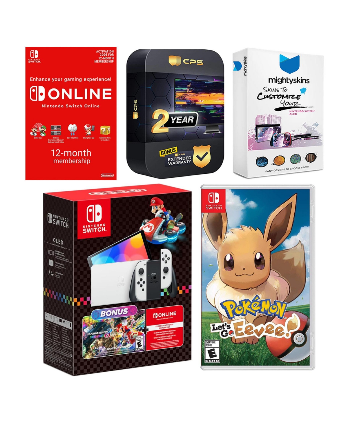 Click here for Nintendo Switch Oled Console Mario Kart 8 Bundle w... prices