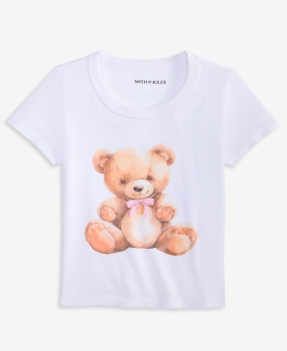 Click here for With Jules Big Girls Teddy Bear Graphic Cotton T-S... prices