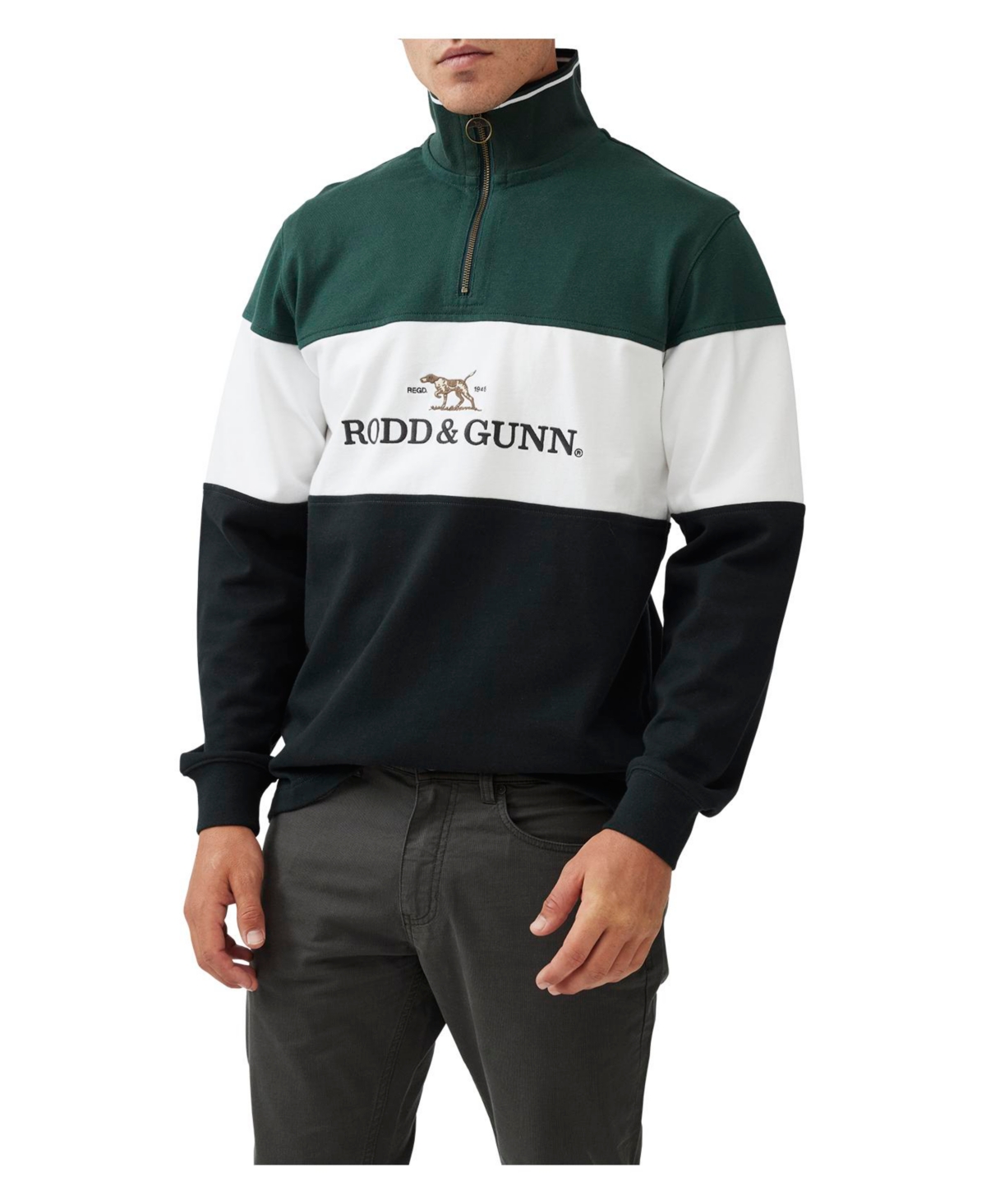 Click here for Rodd & Gunn Mens Foresters Peak Sweat - Forest prices