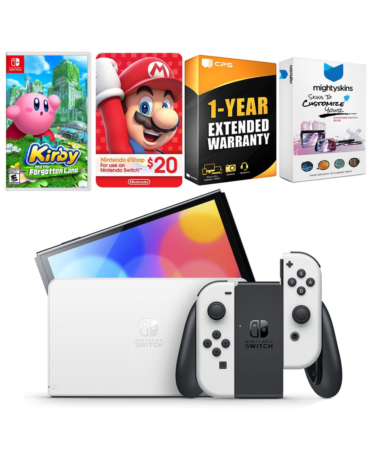 Click here for Nintendo Switch White Oled Console with Kirby and... prices