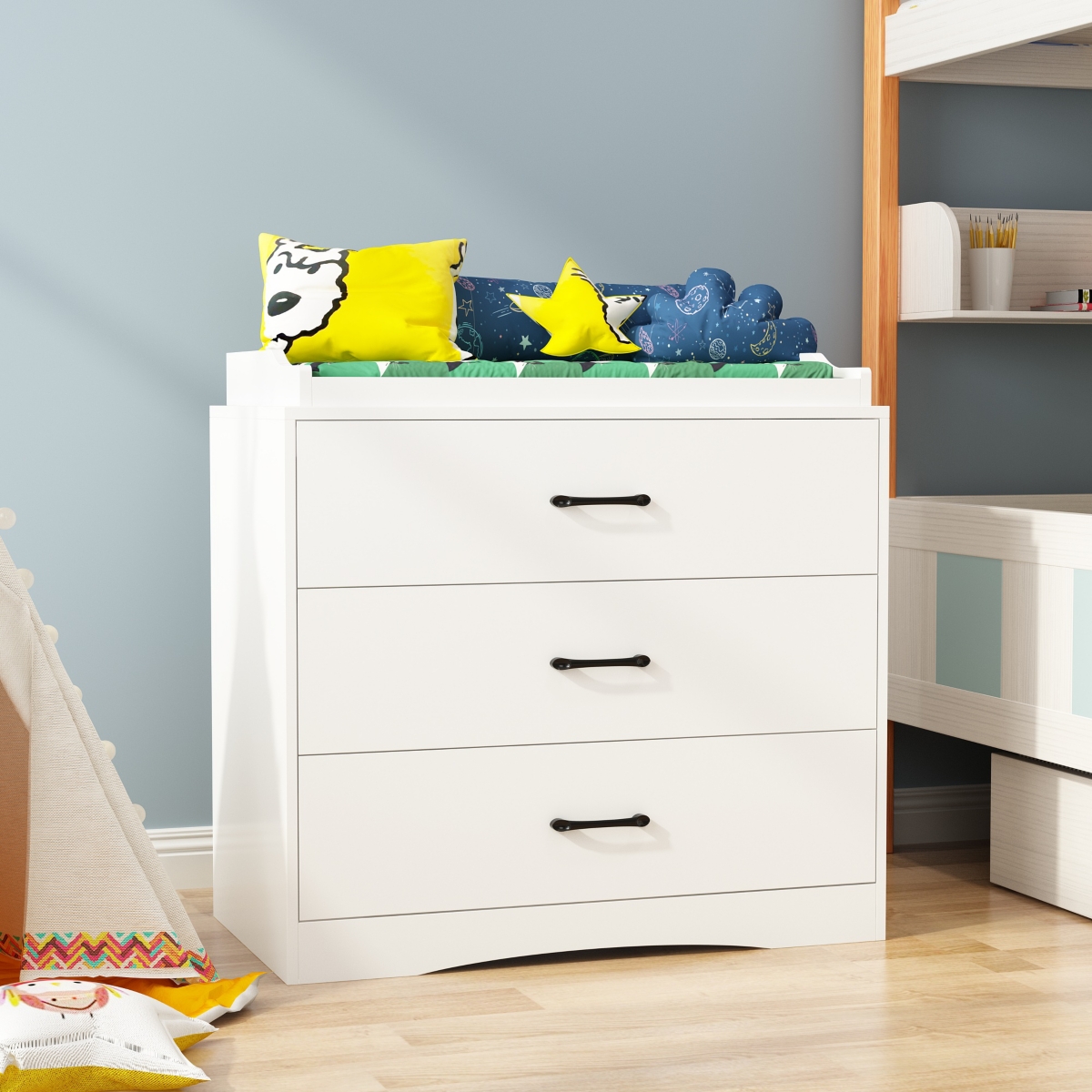 Click here for Multi-purpose changing table with three drawers  b... prices