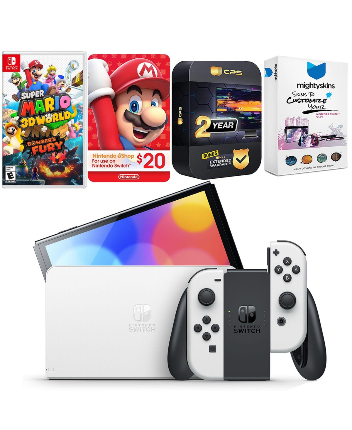 Click here for Nintendo Switch White Oled Console with Super Mari... prices