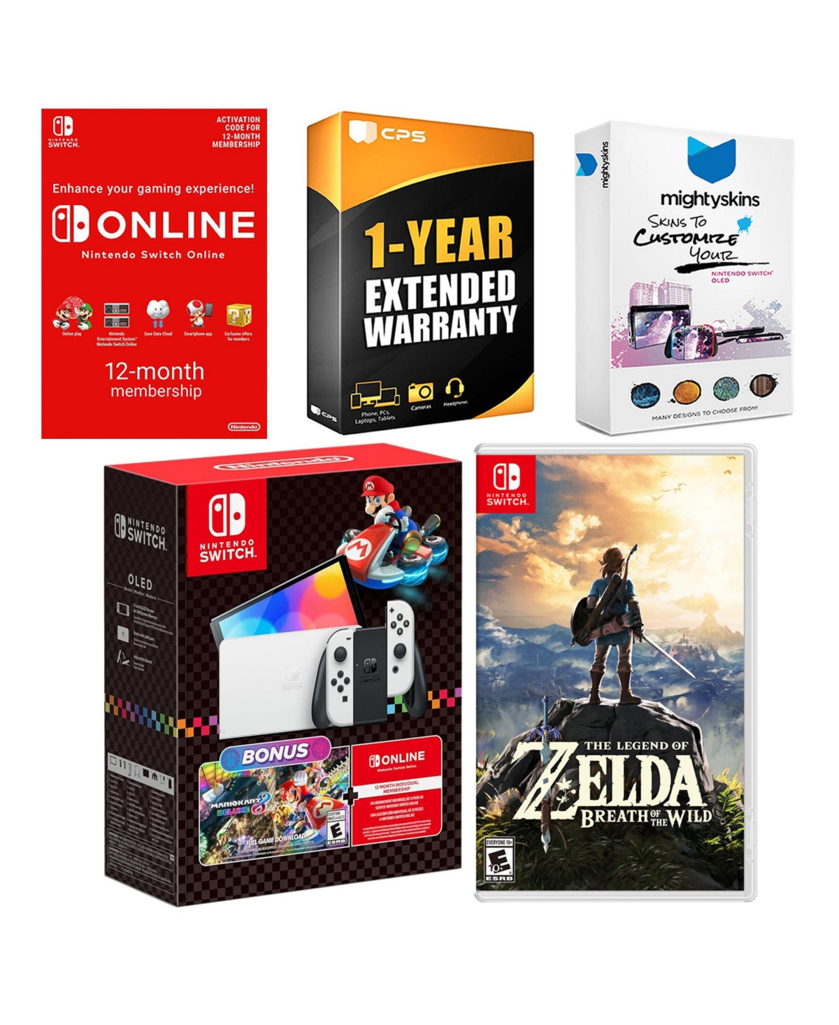 Click here for Nintendo Switch Oled Console Mario Kart 8 Bundle w... prices