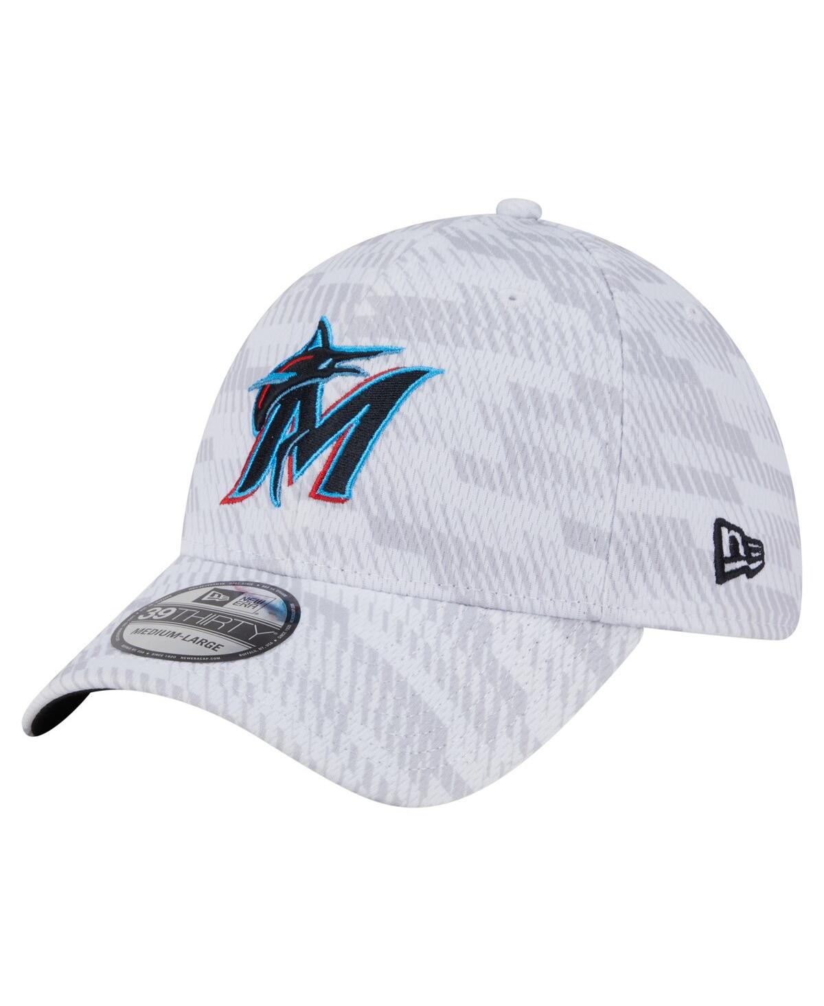 Click here for New Era Mens White Miami Marlins Graded 39THIRTY F... prices