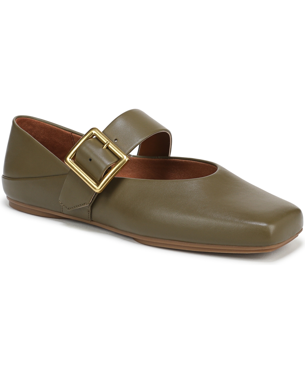 Click here for Franco Sarto Womens Oakes Square Toe Ballerina Fla... prices