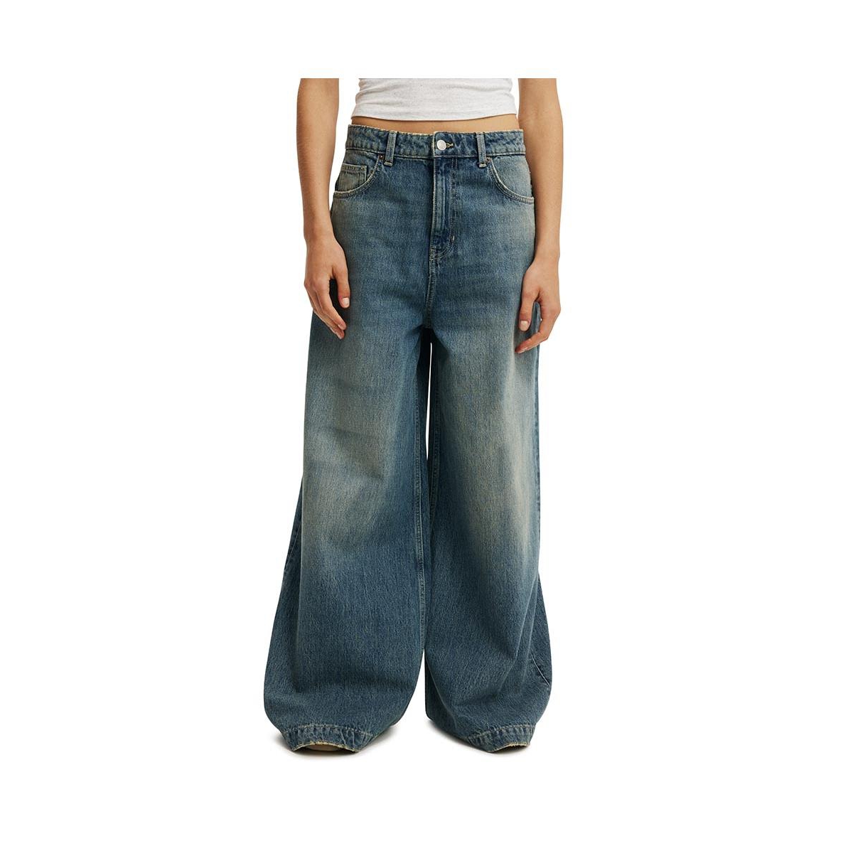 Click here for Cotton On Womens 91 Wide Jean - Britney blue prices