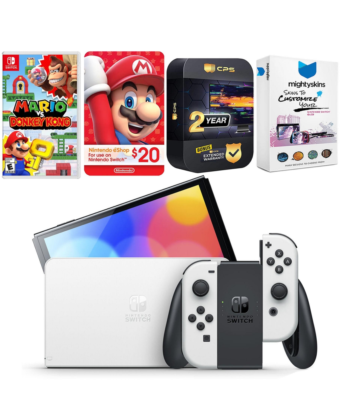 Click here for Nintendo Switch White Oled Console with Mario vs.... prices