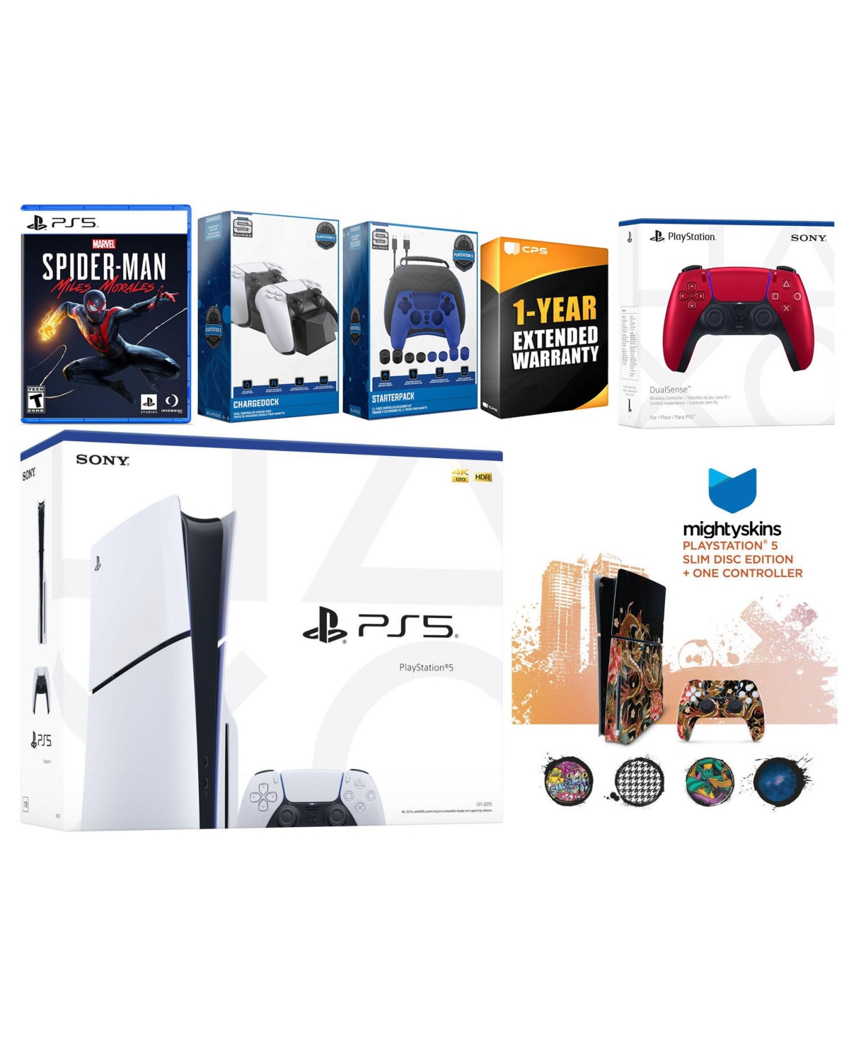 Click here for Sony Playstation 5 Slim Disc with Spider-Man: Mile... prices
