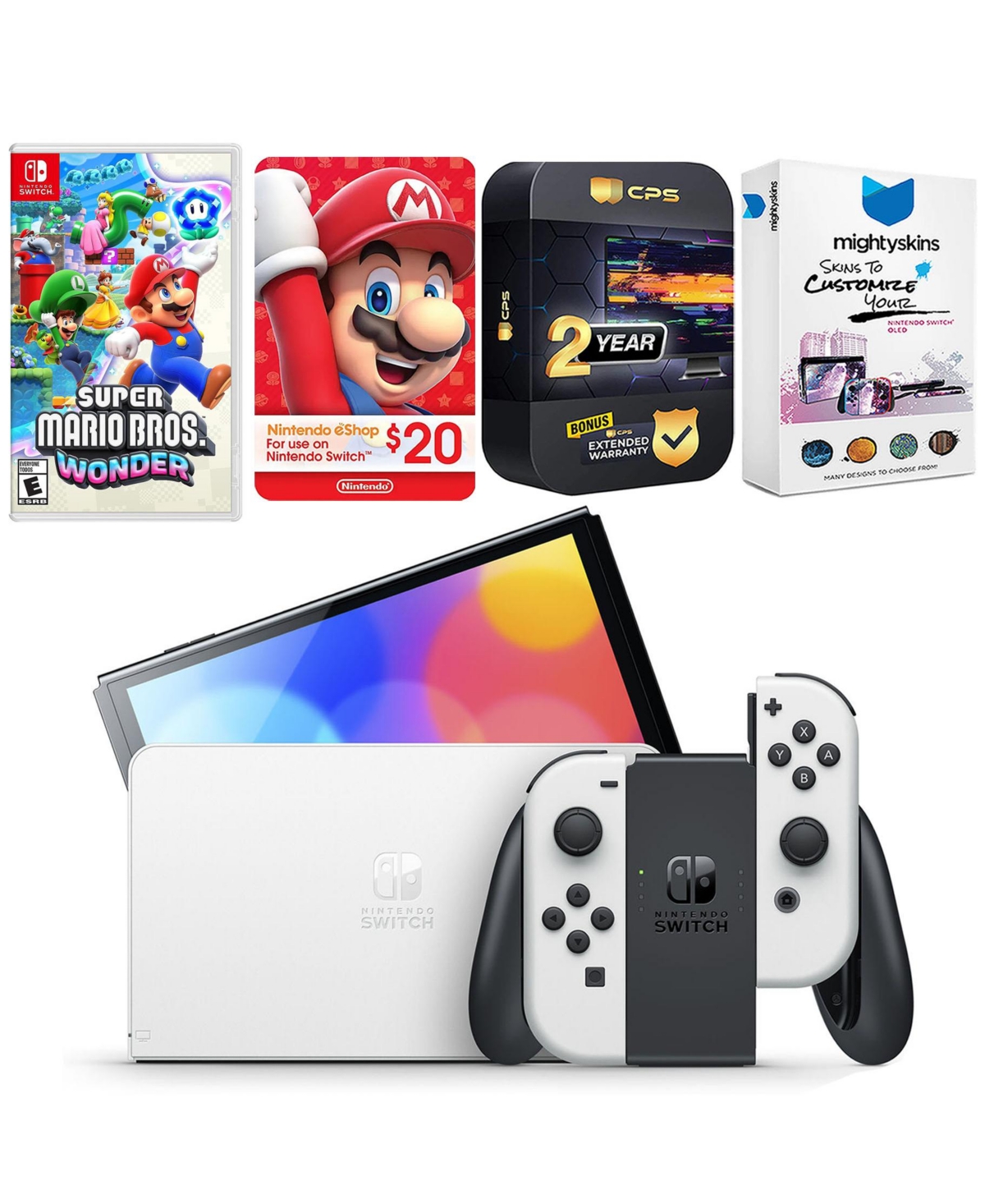 Click here for Nintendo Switch White Oled Console with Super Mari... prices