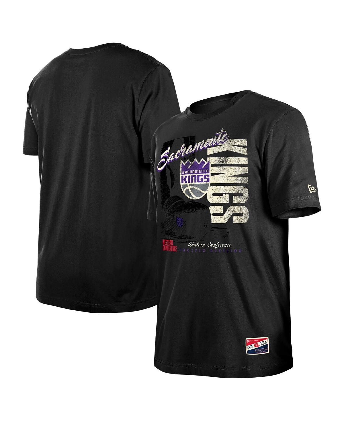 Click here for New Era Mens Black Sacramento Kings Distressed Thr... prices