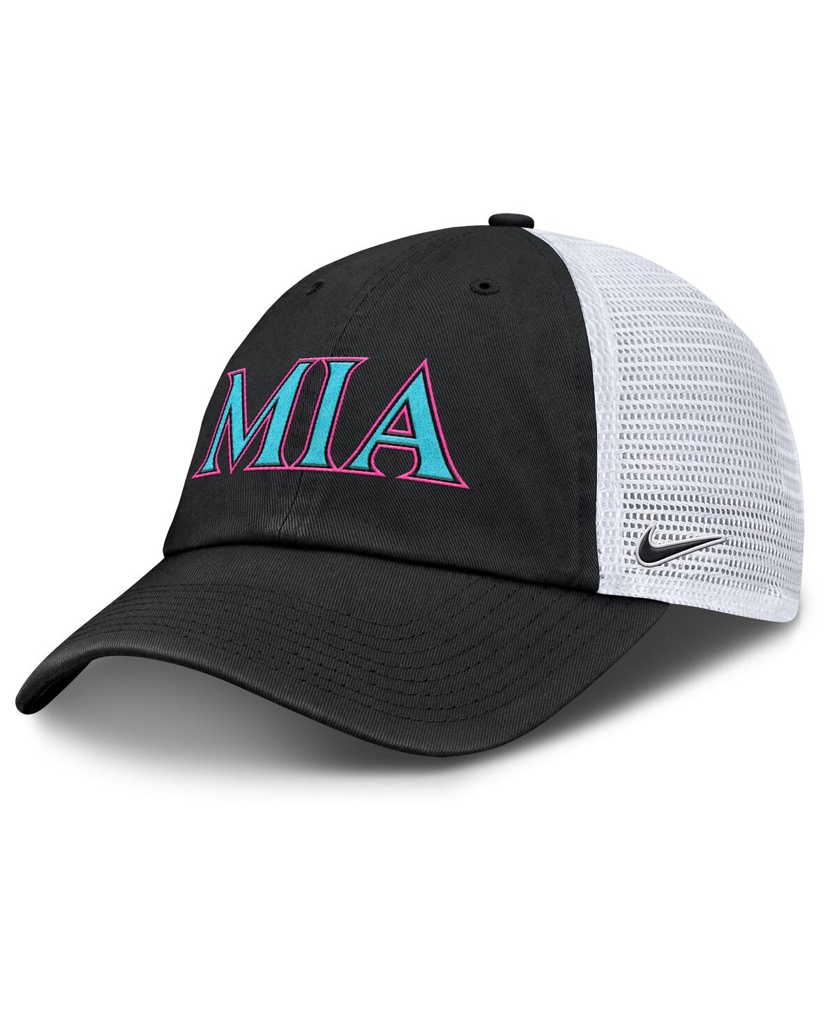 Click here for Nike Mens and Womens Black/White Miami Marlins 202... prices