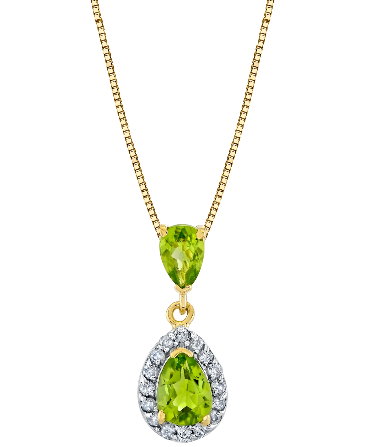 Click here for Macys Peridot (1-1/4 ct. t.w.) & Diamond (1/6 ct.... prices