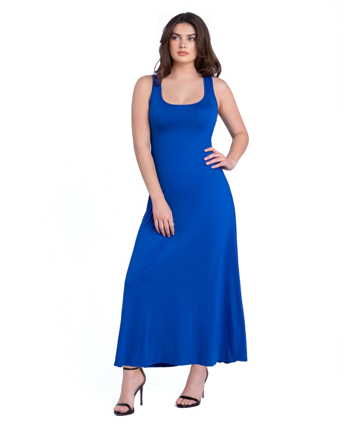 Click here for 24seven Comfort Apparel Petite Slim Fit A-Line Sle... prices