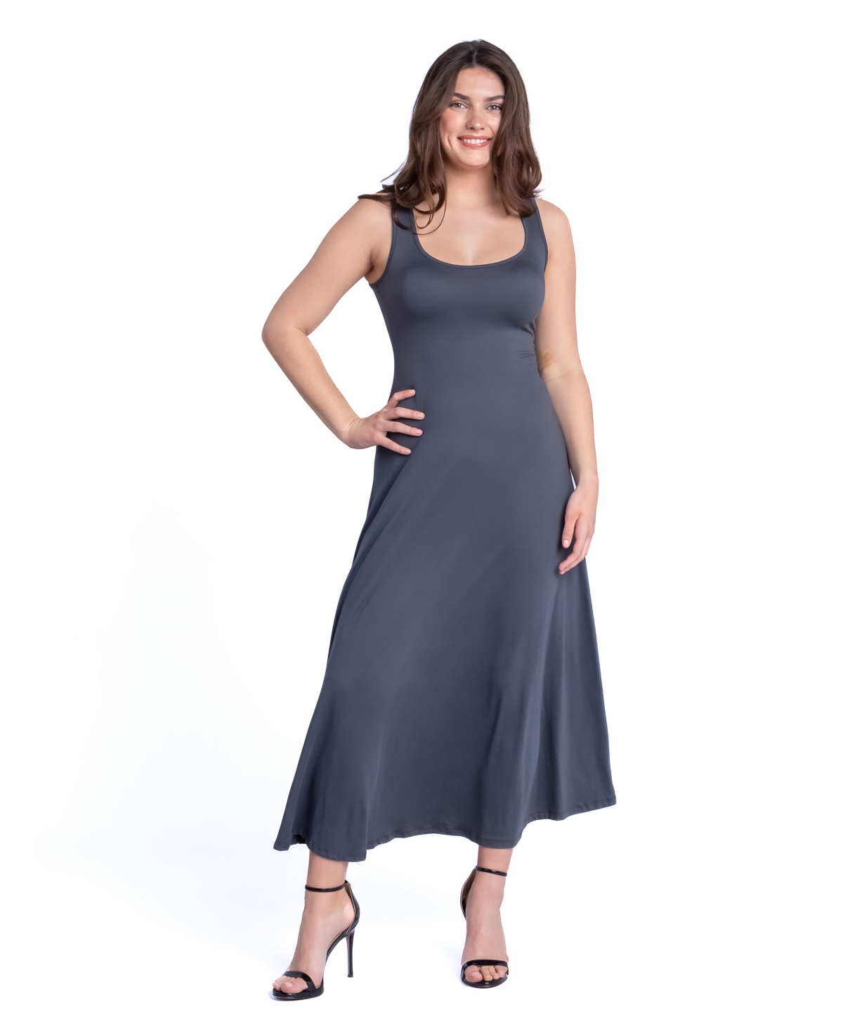 Click here for 24seven Comfort Apparel Petite Slim Fit A-Line Sle... prices