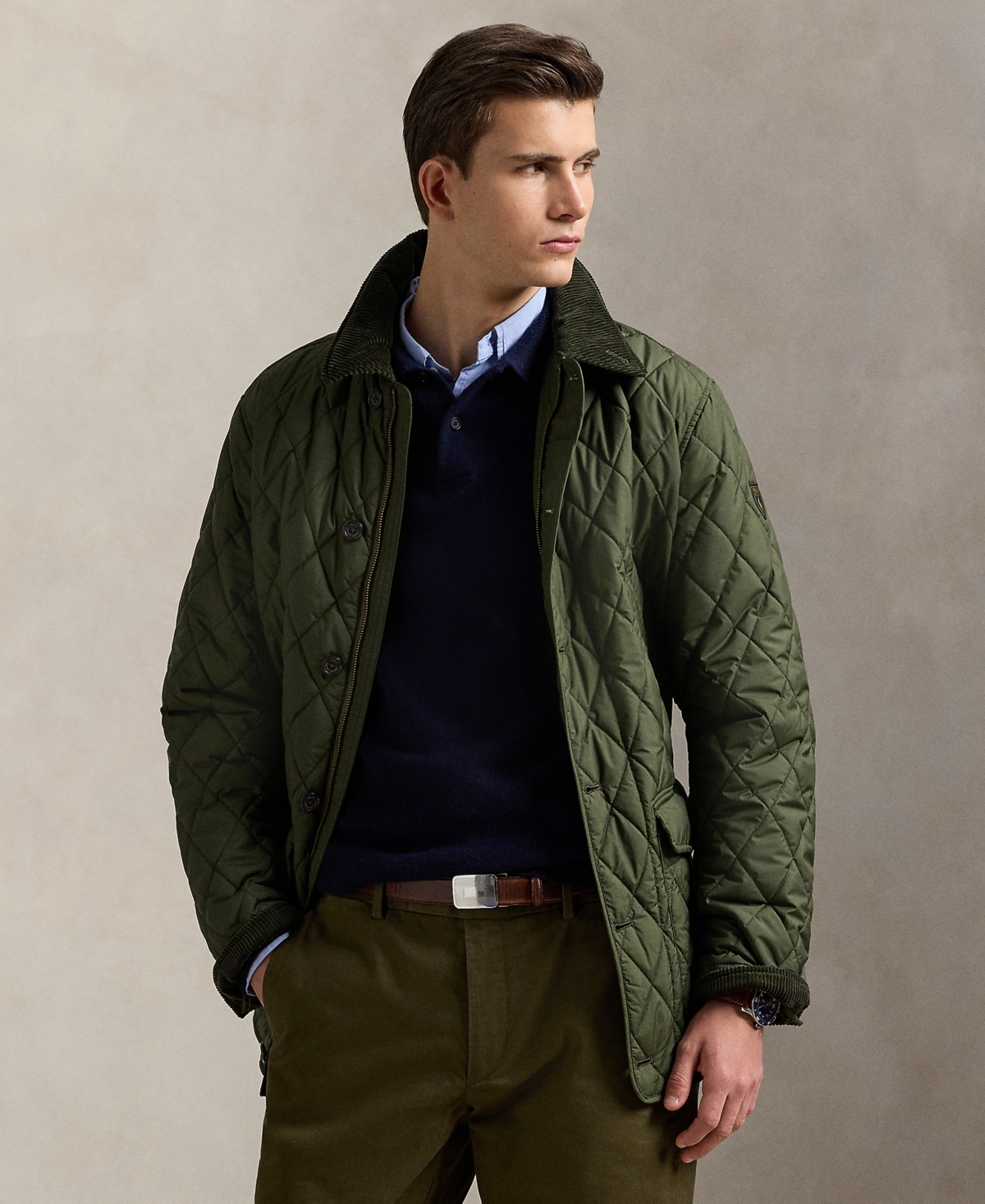 Click here for Polo Ralph Lauren Mens Quilted Car Coat - Company... prices