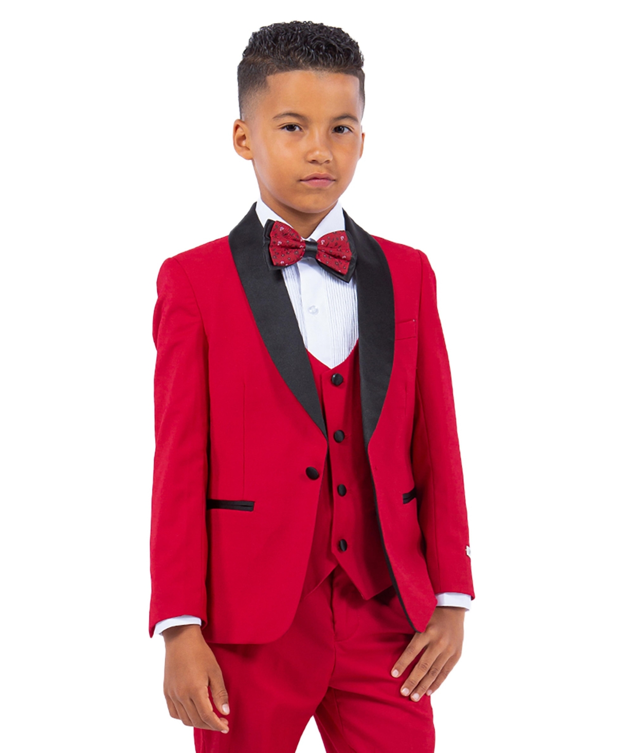 Click here for Stacy Adams Big Boys 5 Pc Tuxedos - Red prices
