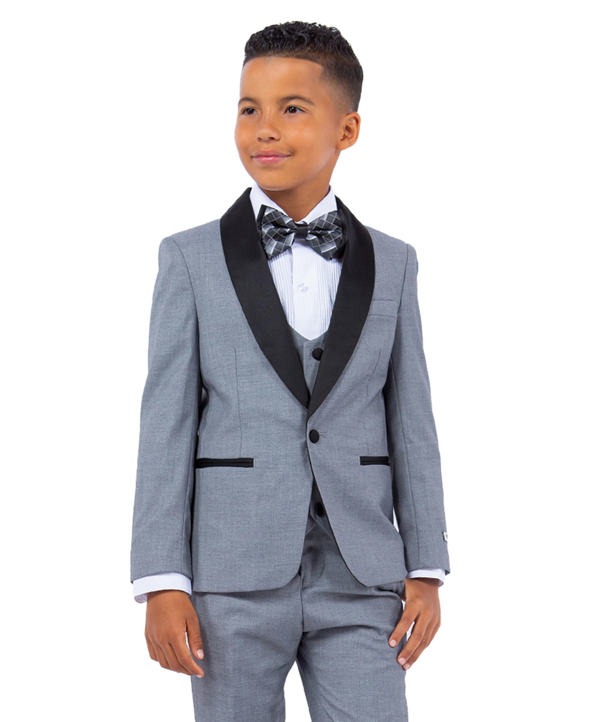 Click here for Stacy Adams Big Boys 5 Pc Tuxedos - Mid grey prices