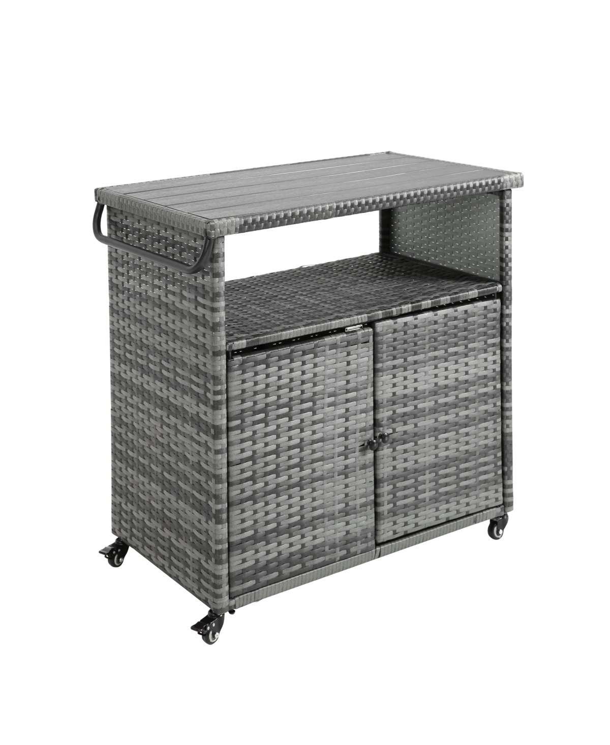 Click here for Mondawe Large Wicker Kitchen Cart with Extendable... prices