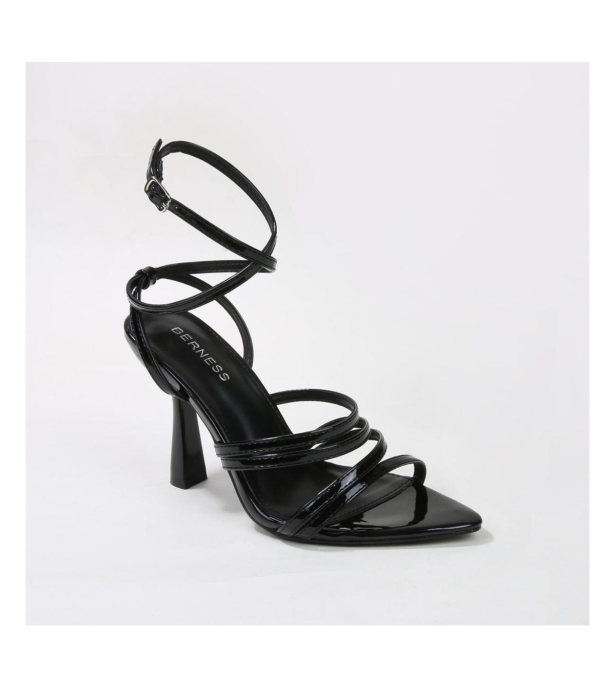 Click here for Ciana Ankle Strap Sandals - Black prices
