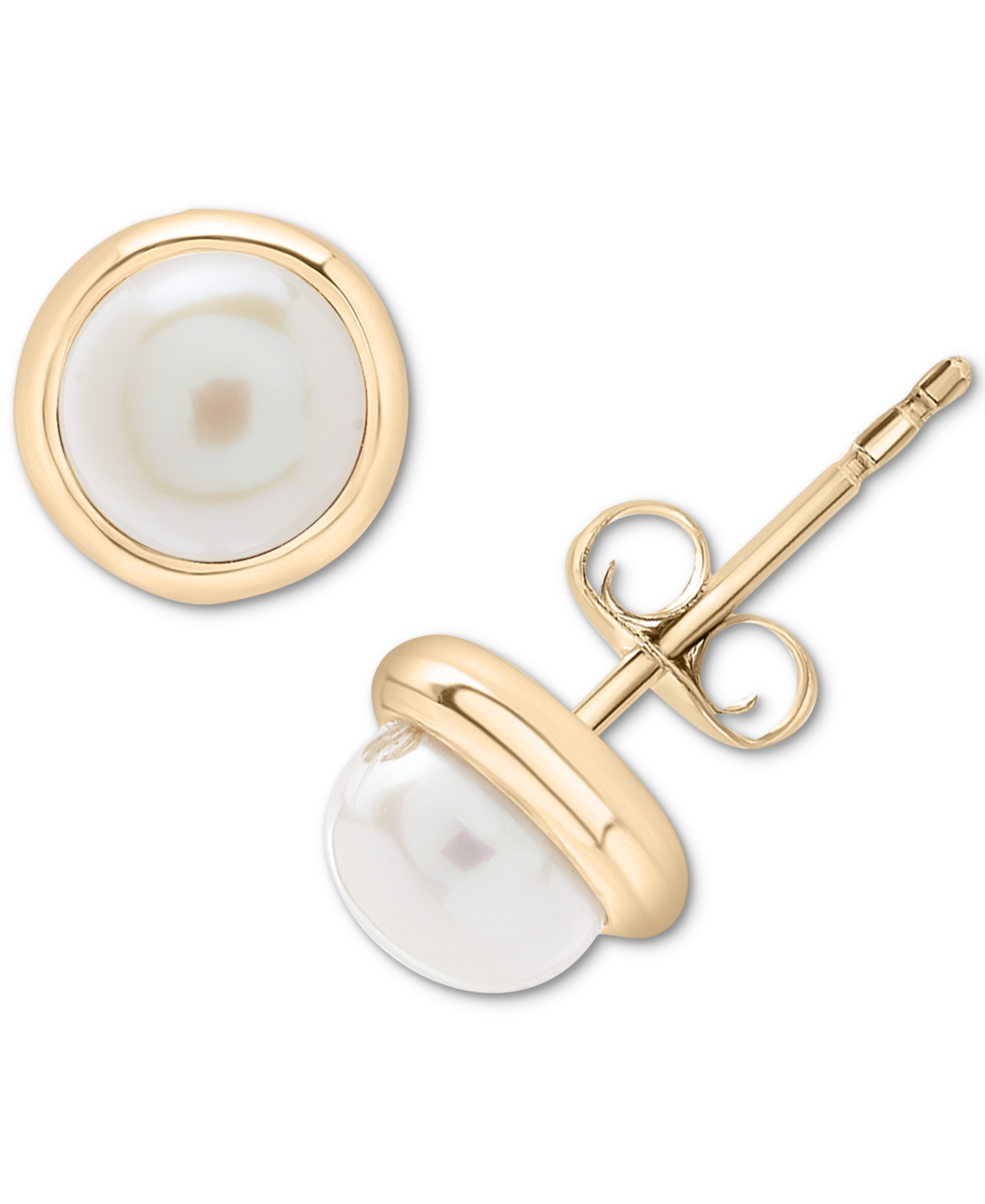 Click here for Cultured Freshwater Pearl (5mm) Stud Earrings in 1... prices
