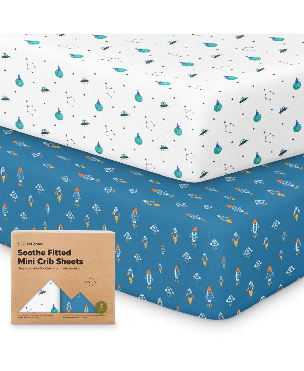 Click here for KeaBabies Mini Crib Sheets for Baby Girls  Boys  2... prices