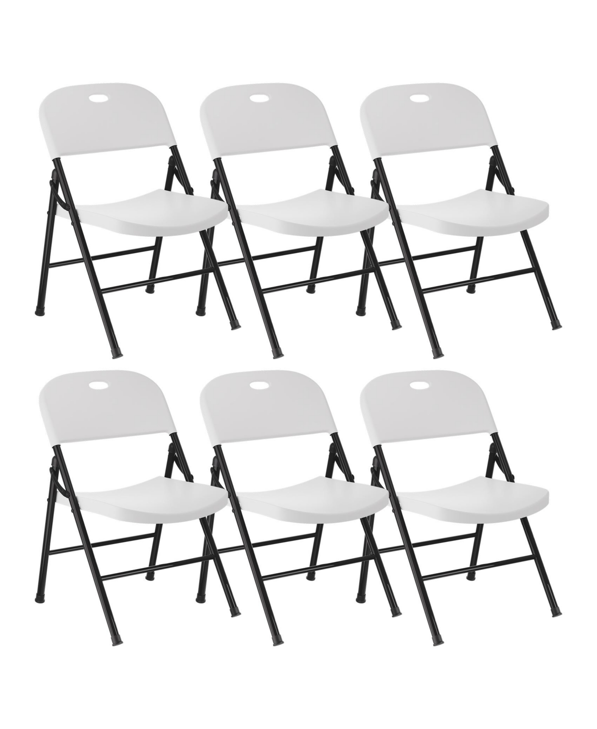 Click here for 6-Pack Plastic Folding Chair Set - White prices