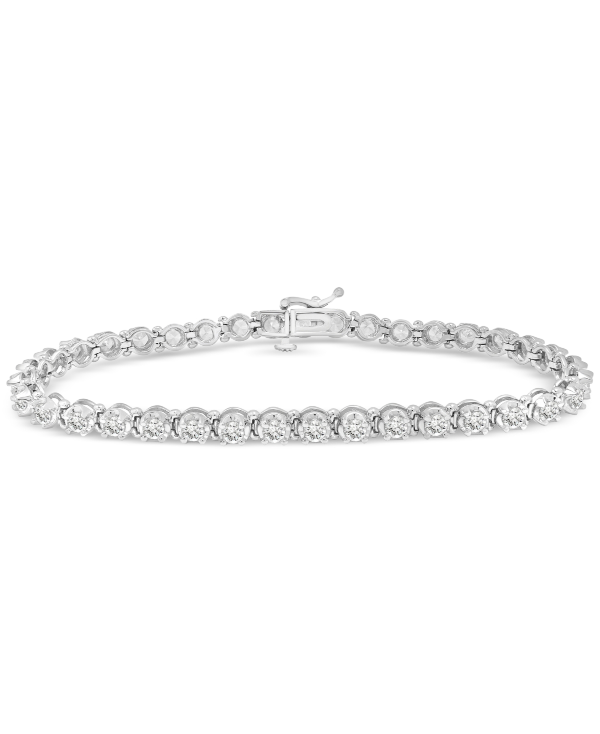 Click here for Diamond Bracelet (3 ct. t.w.) in 14k White Gold or... prices