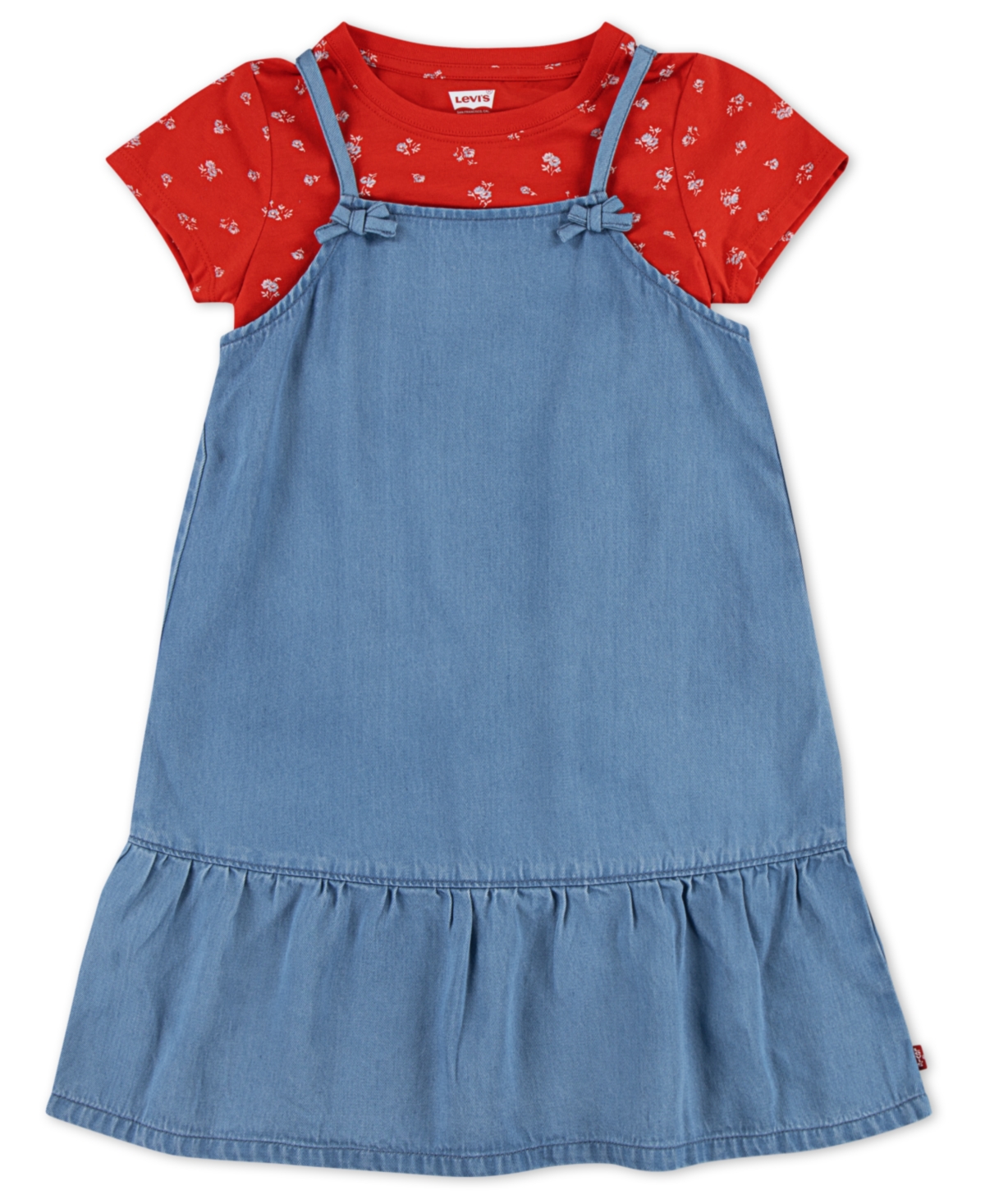 Click here for Levis Little Girls 2-Piece Layerable Dress with T-... prices