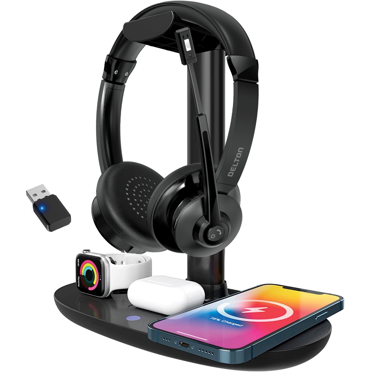 Click here for Delton 30X Bluetooth Headset & 3-in-1 Wireless Cha... prices