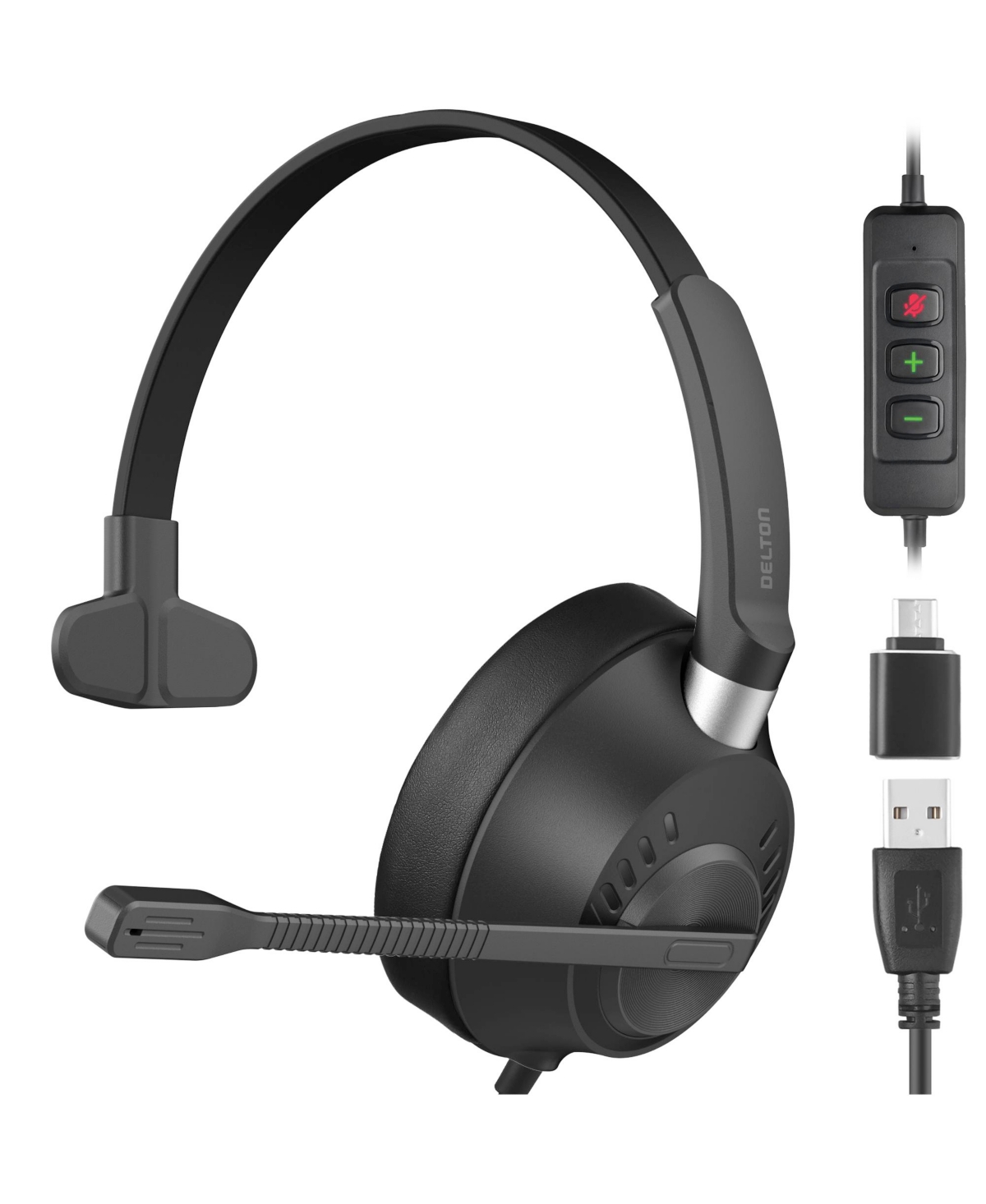 Click here for Delton 40Y Usb/Usb-c Mono Headset with Noise Cance... prices